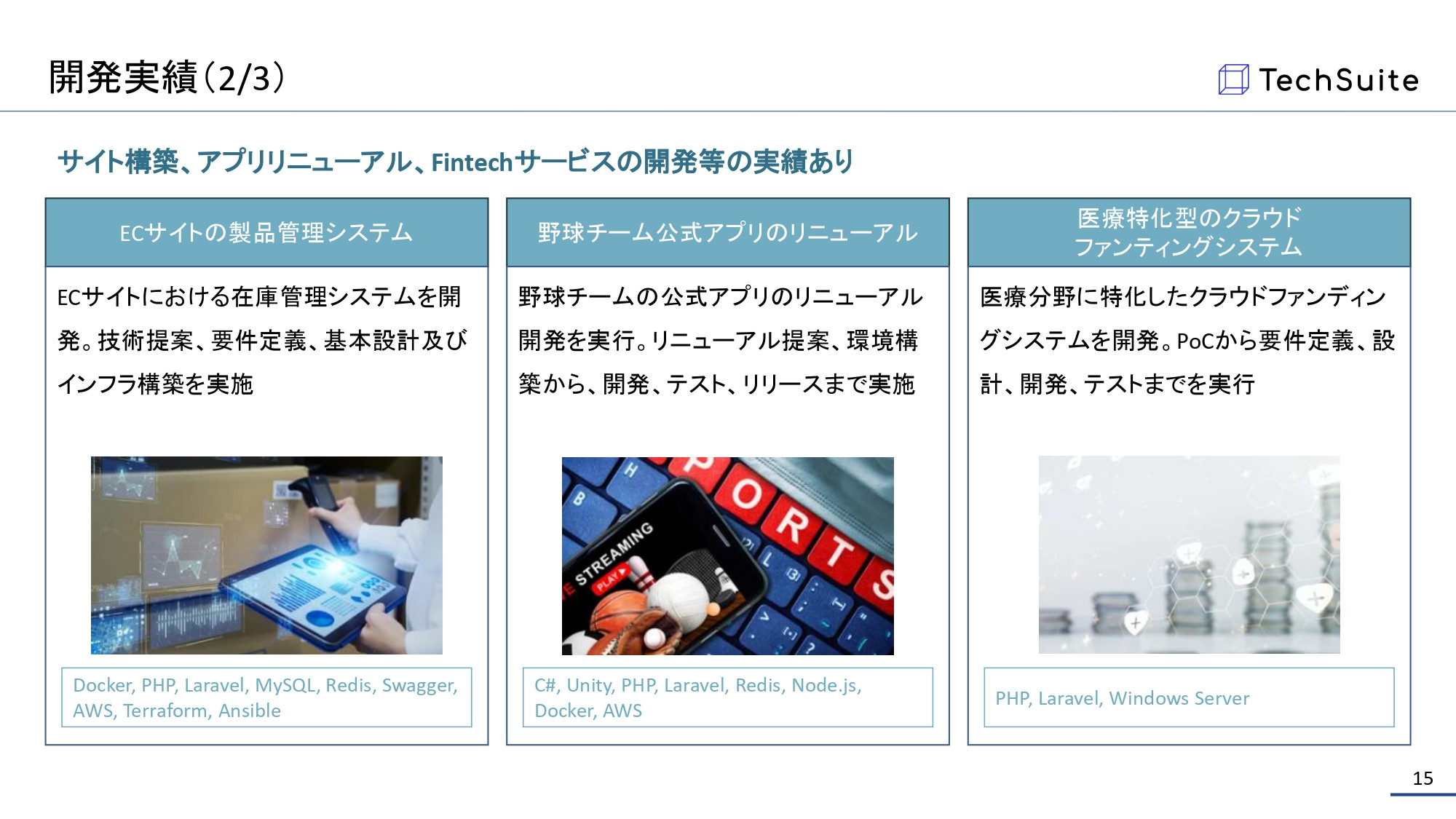 TechSuite株式会社のアプリ開発実績と評判 | 東京都渋谷区のアプリ開発会社 | システム幹事
